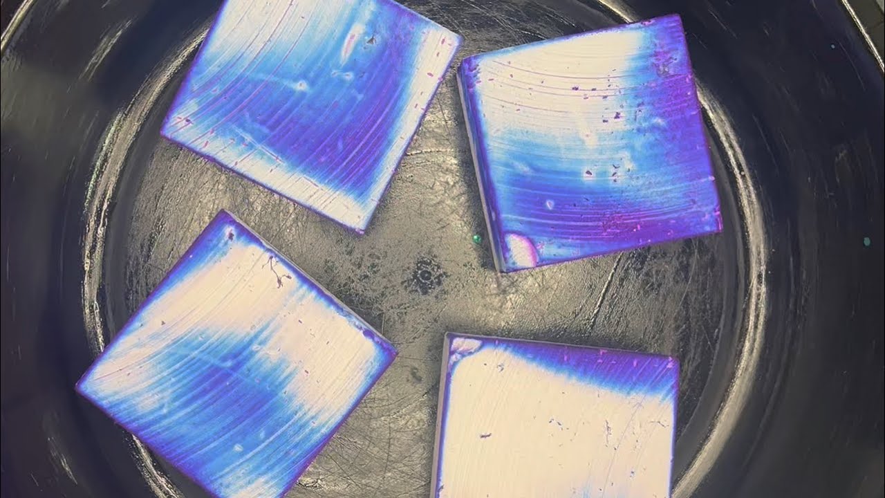 Purple GymChalk | purple pigment powder | purple glitter | asmr | oddly ...