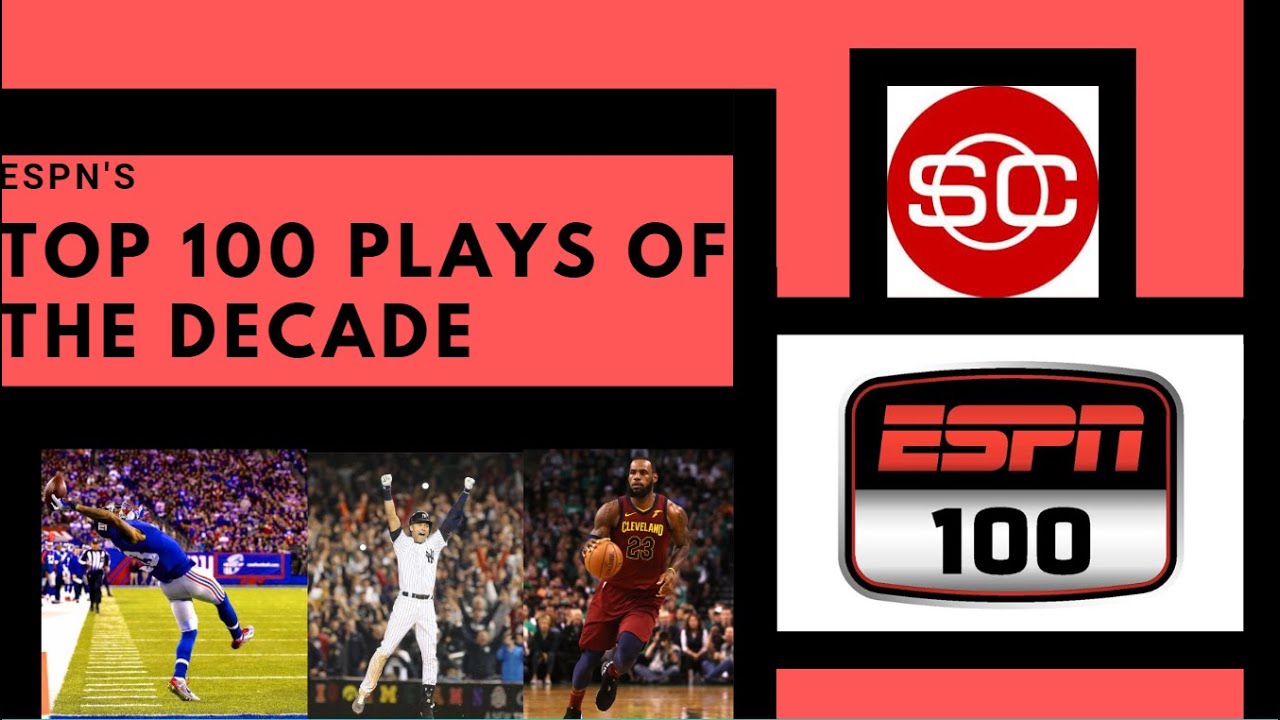 ESPN's Top 100 Plays of the Decade | Best Plays from 2010-2020 - YouTube