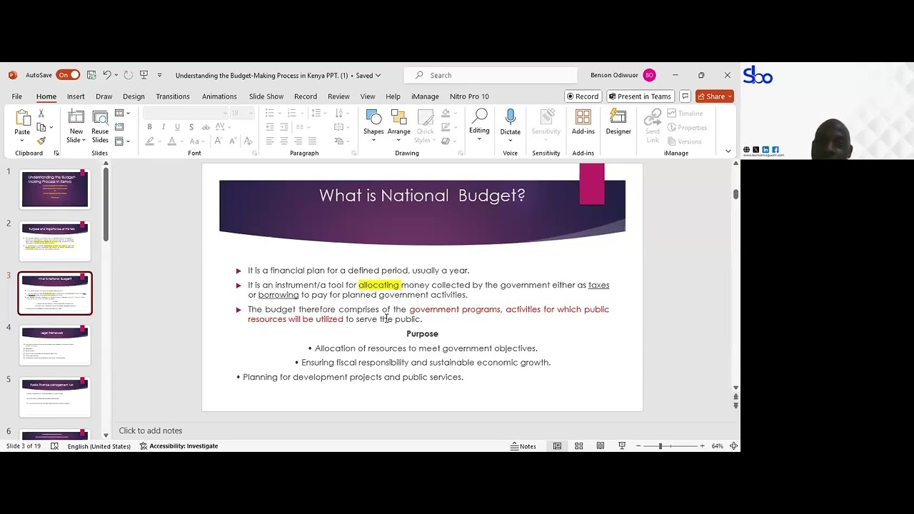 Budget Making Process in Kenya - YouTube