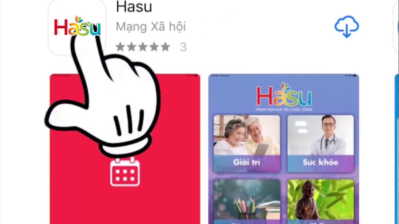 Hướng dẫn Cài đặt Ứng dụng Hasu trên App store (iOS) - YouTube