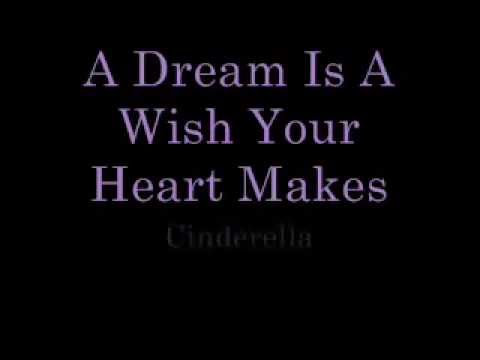 A Dream Is a Wish Your Heart Makes   lyrics