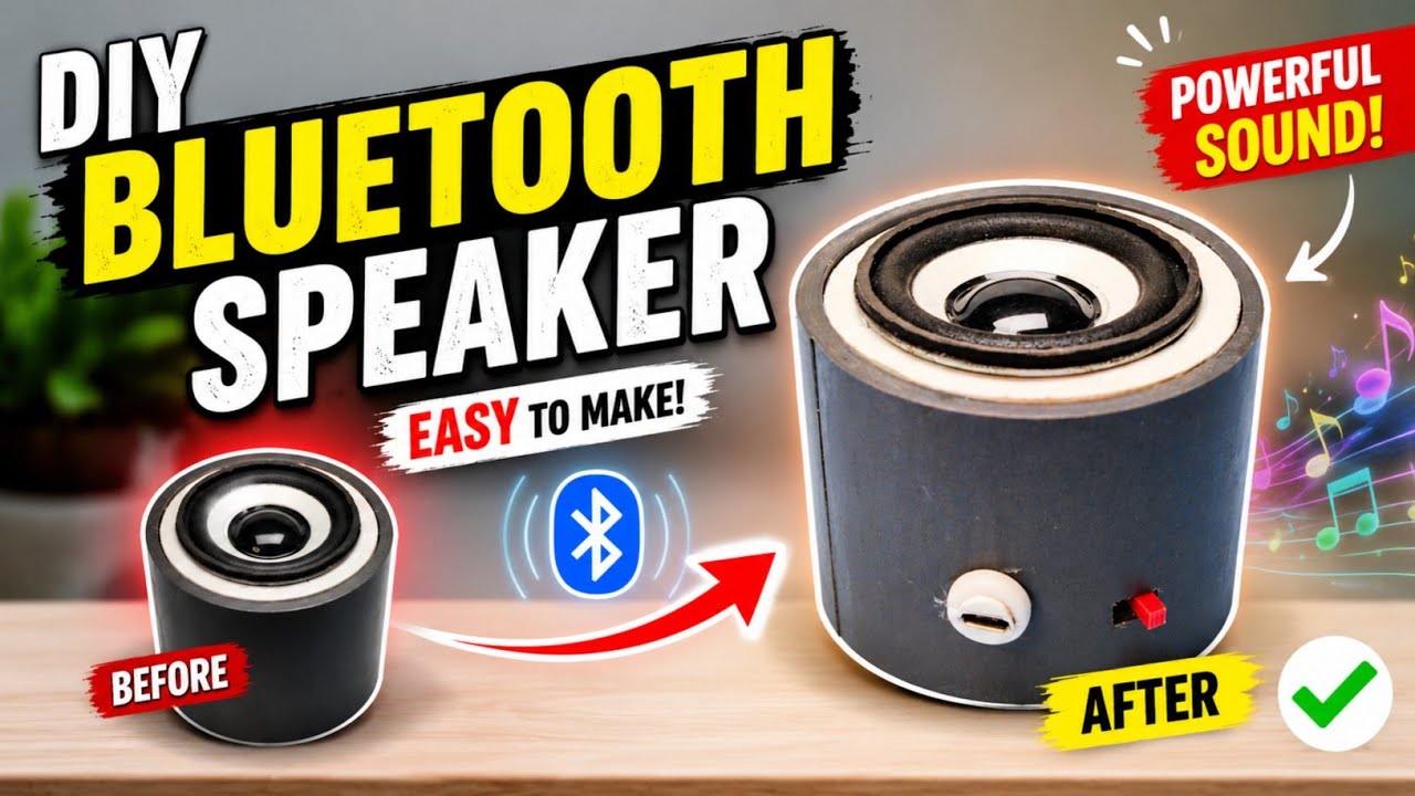 PVC Pipe Bluetooth speaker - DIY bluetooth speaker | How to make ...