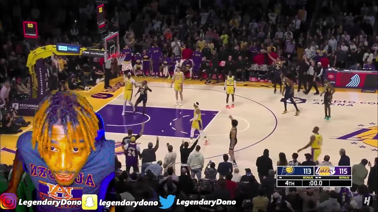 I CANT LMFAOOOO!!!!! PACERS at LAKERS 2022 NBA Full Game Highlights ...