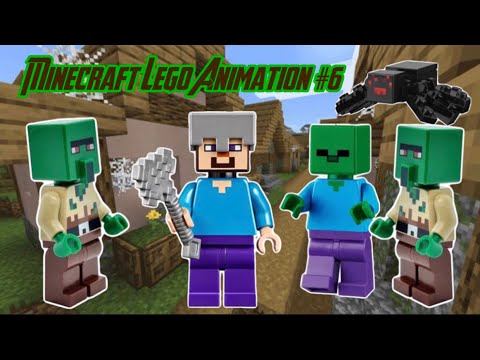 Lego Minecraft Stop Motion Animation #6 - YouTube