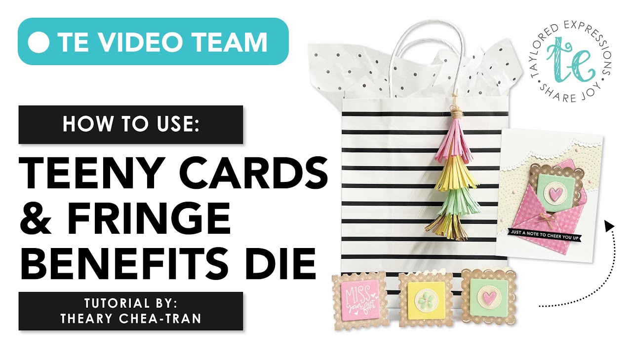 How to Create Tiny Cards + Paper Tassels ft. Teeny Cards & Fringe Benefits | @cloudycoraldesigns ...