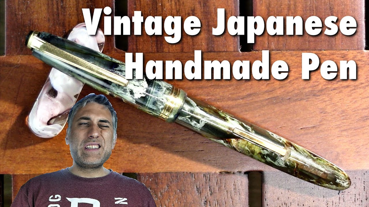 Japanese Handmade Fountain Pen - YouTube