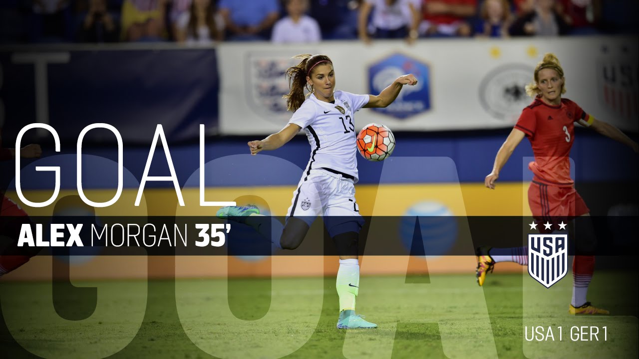 WNT vs. Germany: Alex Morgan Goal - March 9, 2016 - YouTube