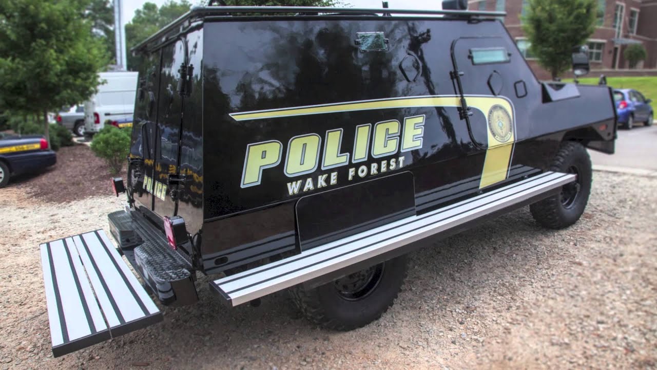 WFPD Turns Papa Smurf SWAT Truck Into Darth Vader - YouTube