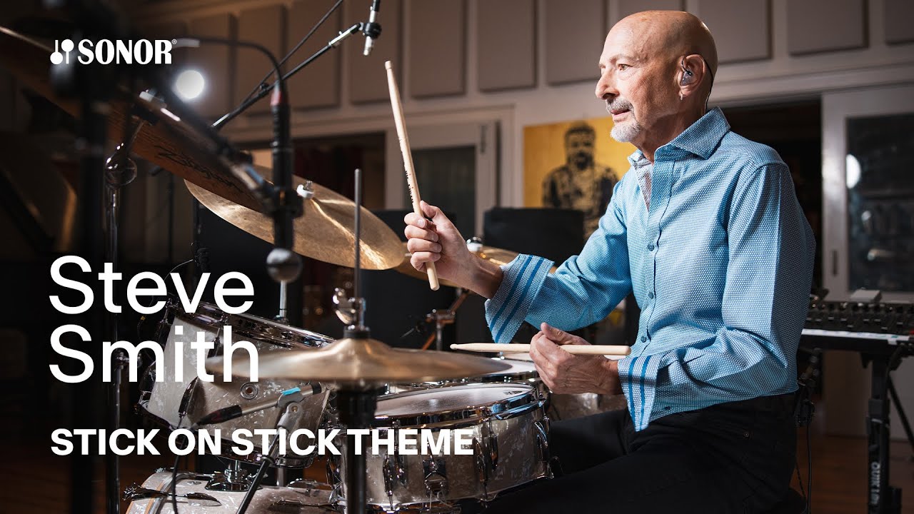 Steve Smith - Stick On Stick Theme - Sonor Vintage Kit - YouTube