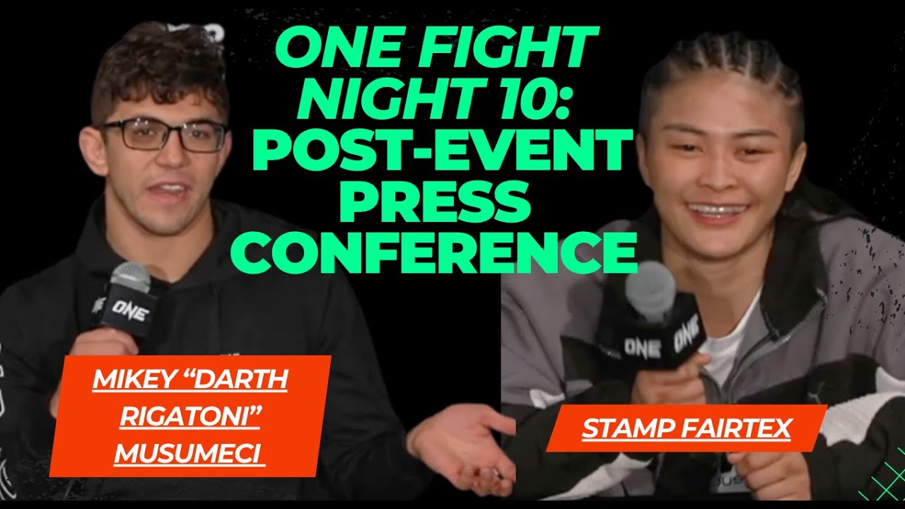 ONE Fight Night 10: Exclusive Post-Fight Press Conference with Mikey ...