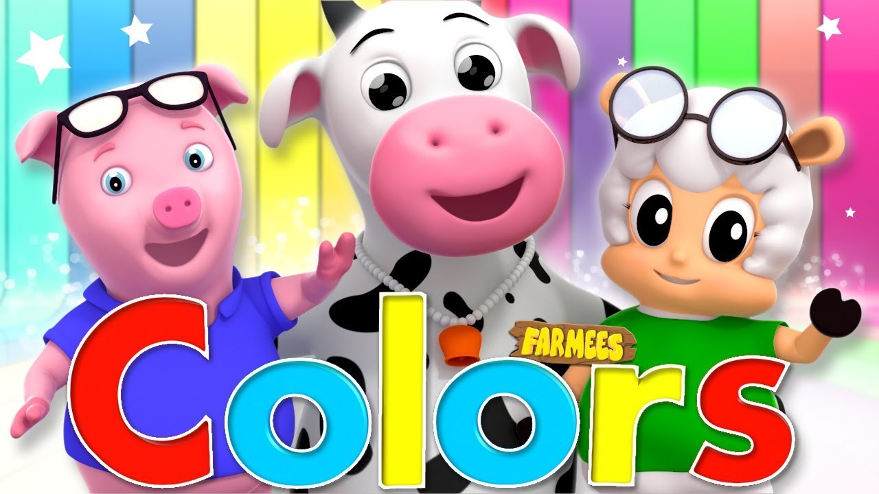 Learn Colors | Learning Videos For Children | Nursery Rhymes by Farmees ...