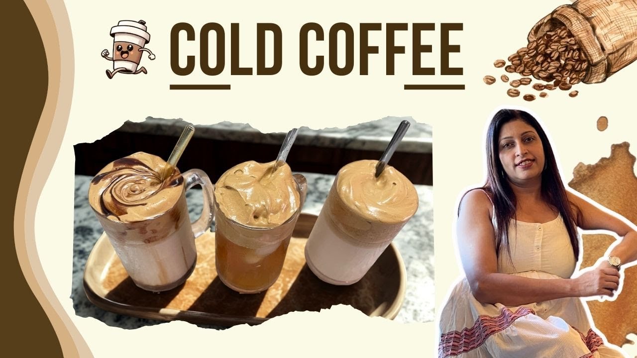 Instant cold coffee recipes In three ways in Mamta Kitchen Hub😋😋 || #coldcoffeerecipe # ...
