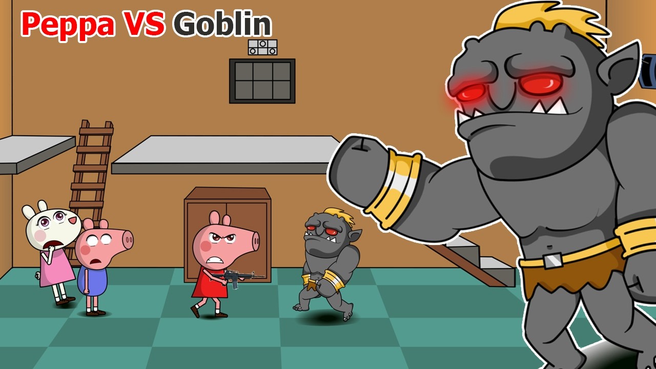 Peppa Pig & George in Danger 😨 | Goblin Attack | Funny + Scary Kids ...