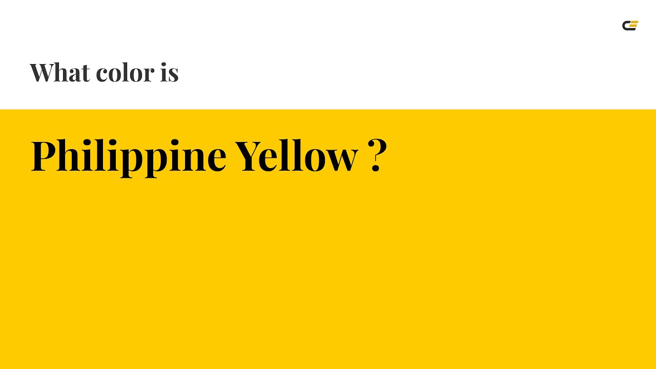 Philippine Yellow color #fecb00 hex Cool Yellow color fecb00 - YouTube