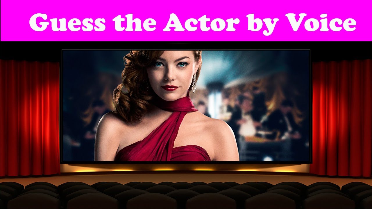 Guess the Actor by their Voice. FUNNY QUIZ - YouTube