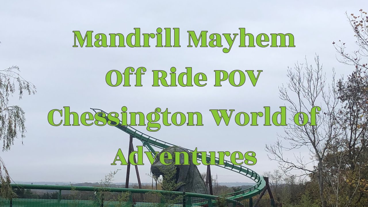 Mandrill Mayhem | Off Ride POV | Chessington WoA | November 2024 - YouTube
