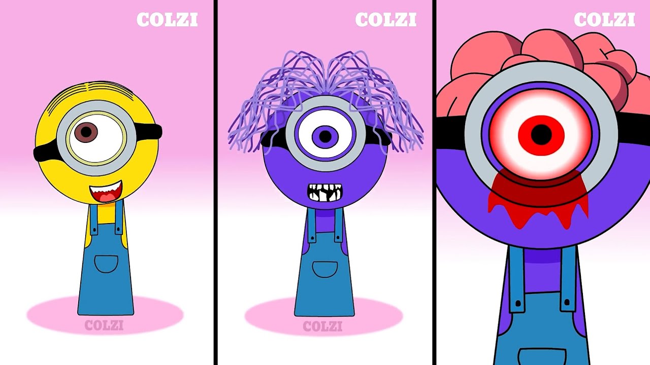 Sprunki OC Minion Stuart Phases | Incredibox Compilation COMPLETE # ...