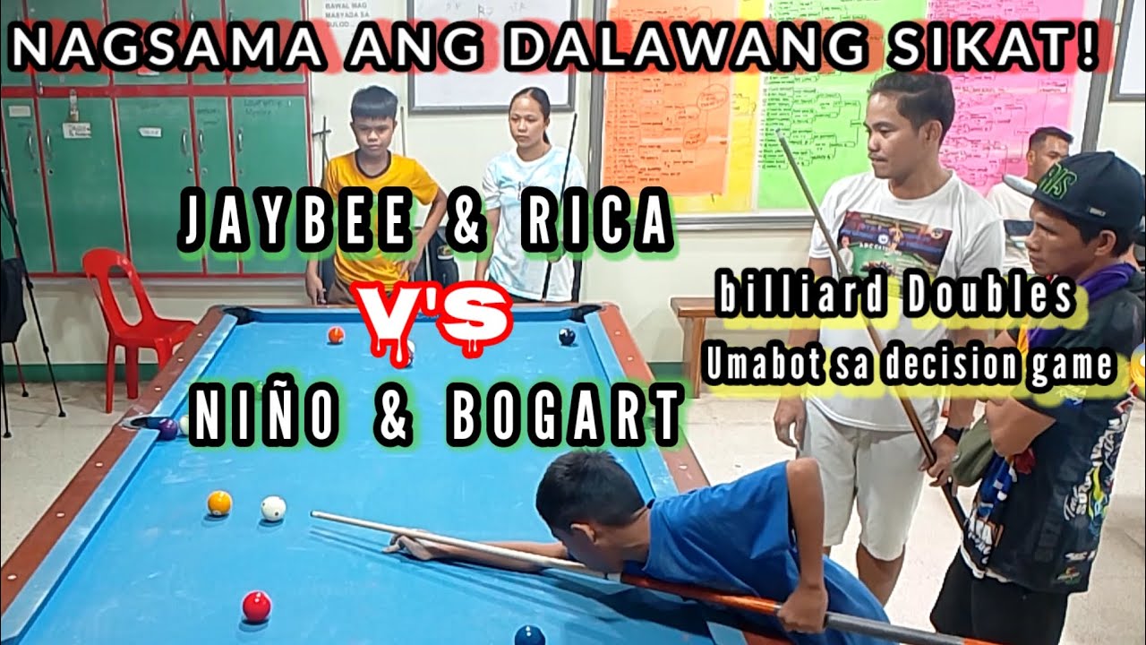 Nagsama Ang Dalawang Sikat Sa Billiard Doubles! Jaybee Sucal/Rica ...