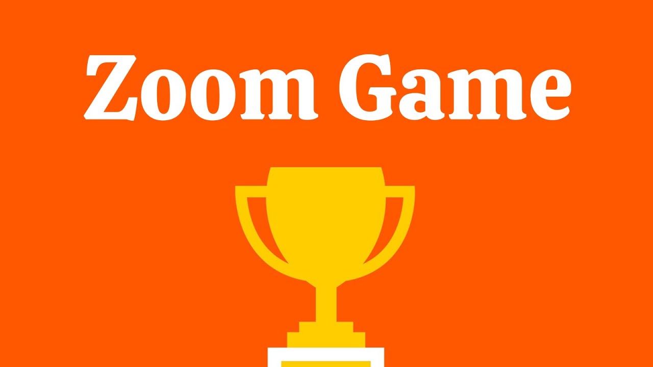 Zoom Game Video Template (Editable) - YouTube