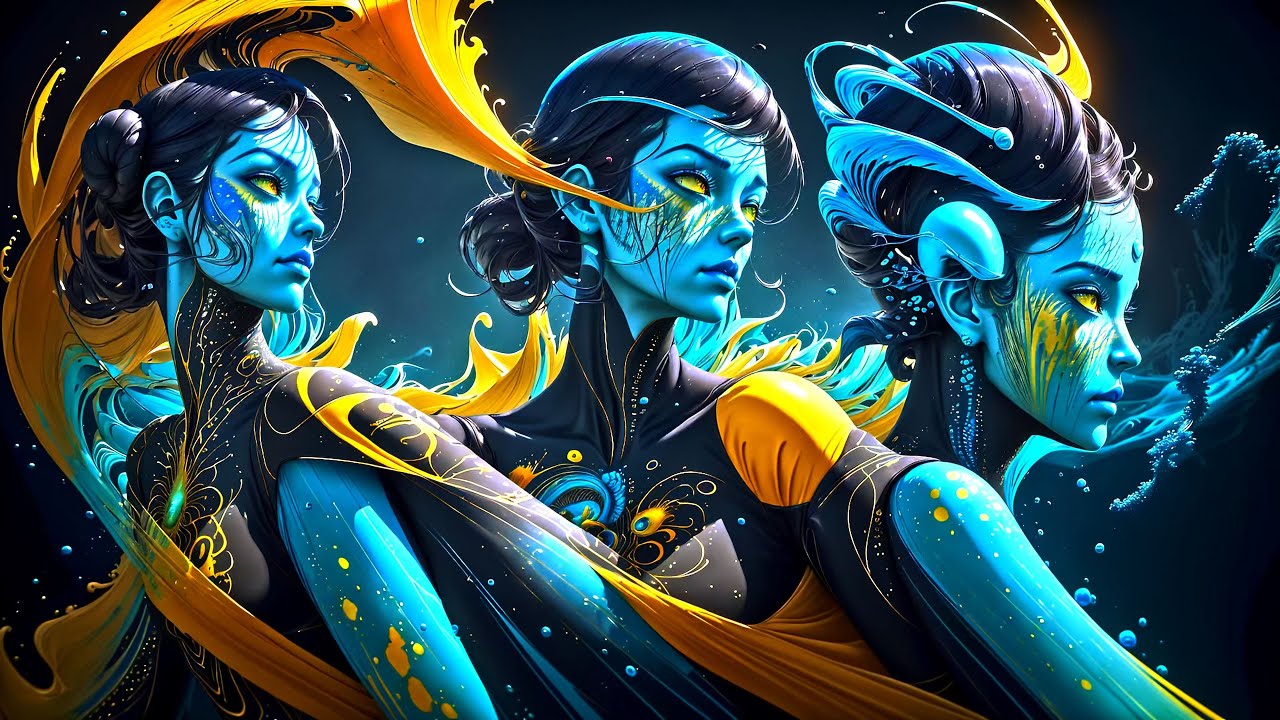 AI Generated Animation Video Art (AI Created Video: 4K, Ultra HD - UHD ...