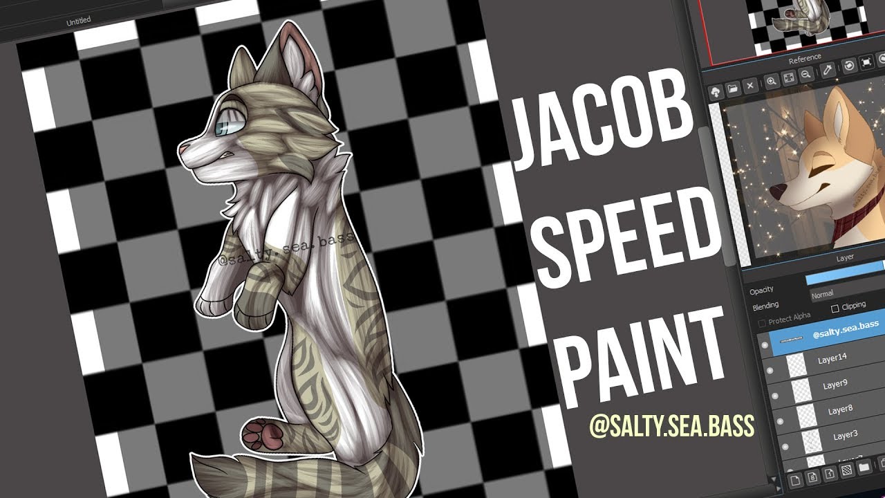 Jacob Speedpaint (Fursona) - YouTube