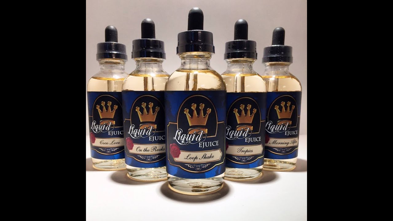 LIQUID E-JUICE - LOOP SHAKE - EJUICE REVIEW - YouTube