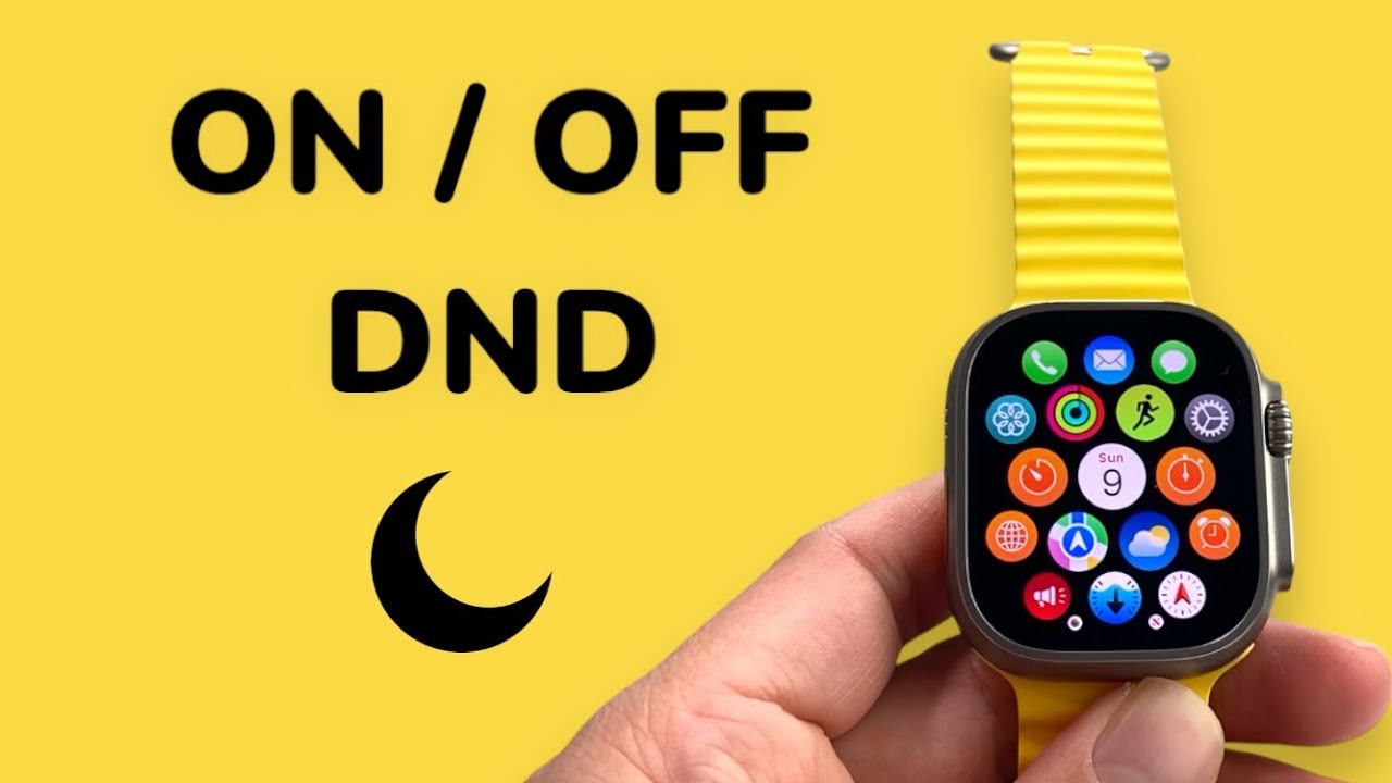How To Turn ON / OFF Do Not Disturb on Apple Watch - YouTube