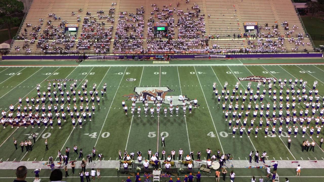 Northwestern State Demon Band First Home Halftime Show 2016 - YouTube