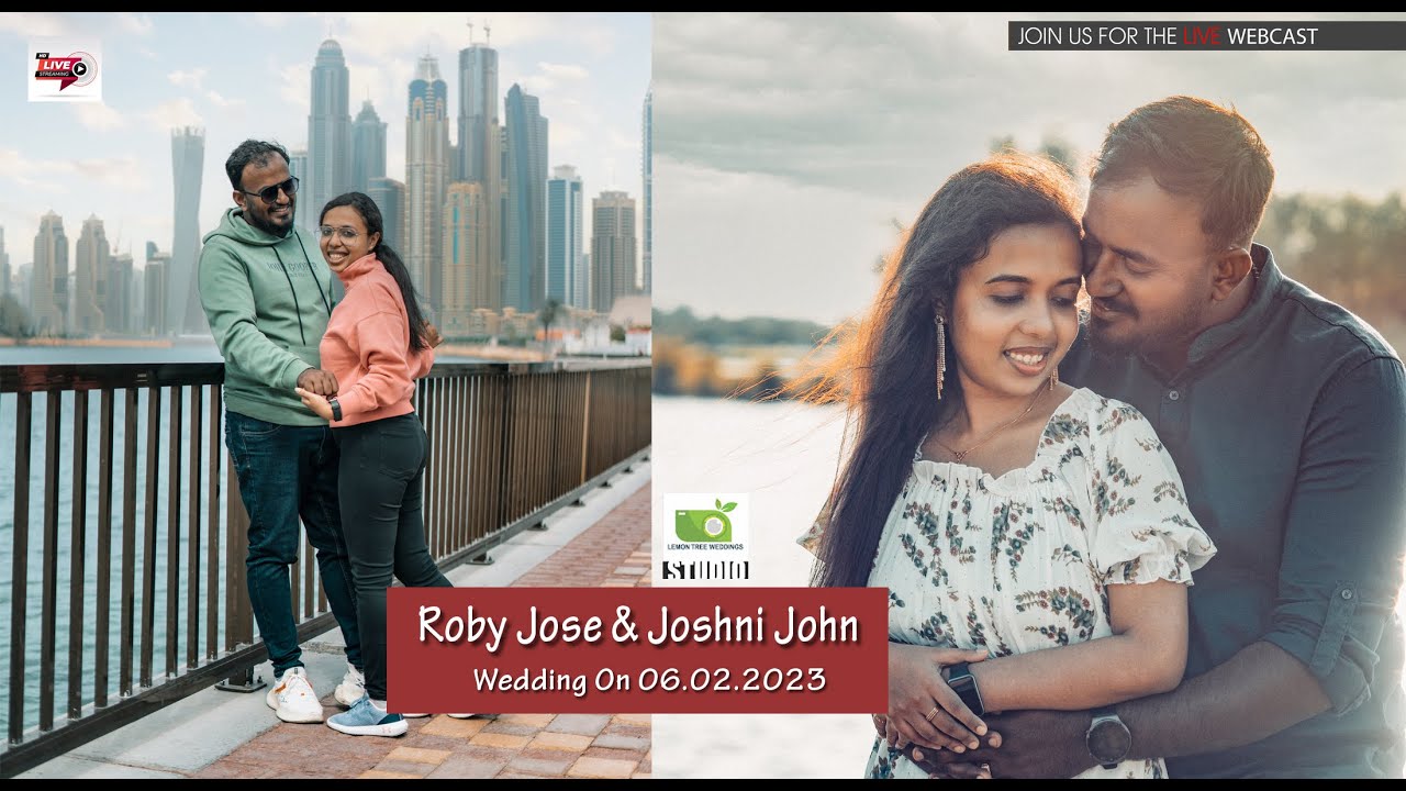 Roby Jose & Joshni John II Wedding Ceremony II 06.02.2023 - YouTube
