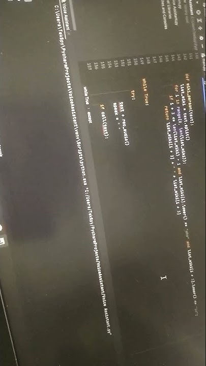 voice assistant goes wrong I don't know th🤪😤. #python #voiceassistant #alexa #siri # ...