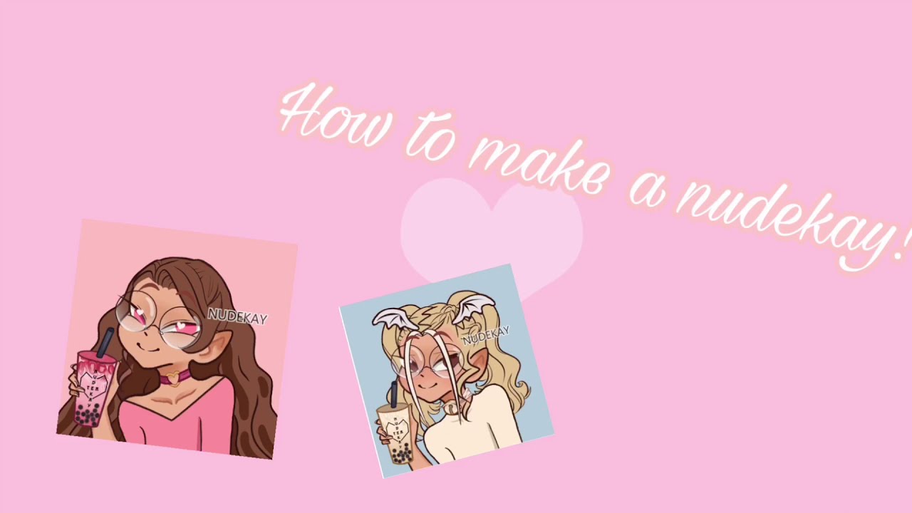 How to make a nudekay profile picture! | Softie bear - YouTube