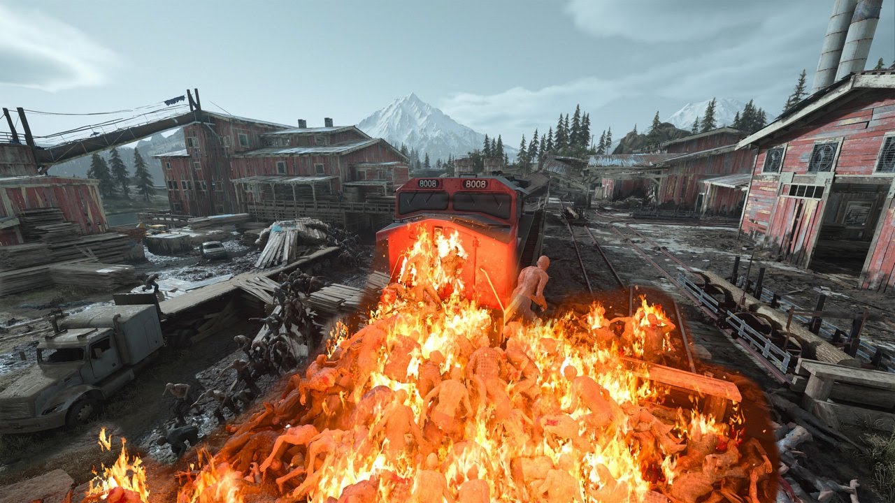 Train Ledge = Invisible Horde Barrier! DAYS GONE - YouTube