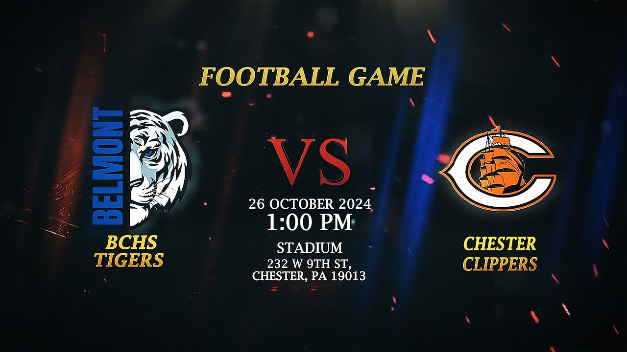 BCHS FOOTBALL VS CHESTER High School 2024 - YouTube