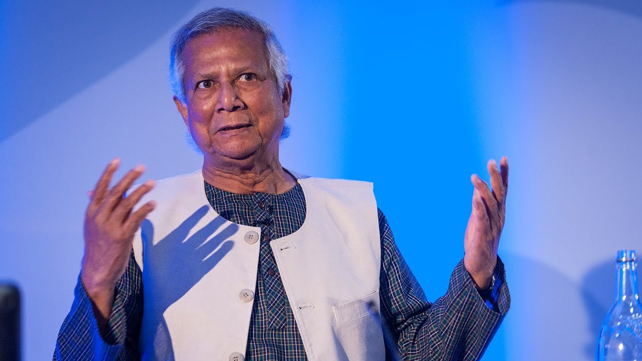 The Future of Finance - Professor Muhammad Yunus - YouTube