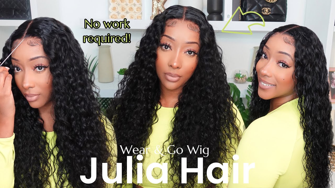 2 Step Guide To The Perfect “WET” Look | Must Have Wear & Go Wig! | Ft ...