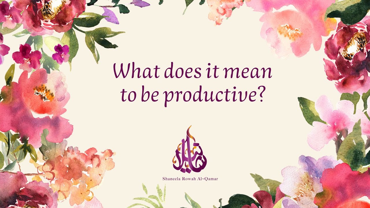 Entrepreneurship: What does it mean to be productive? - YouTube