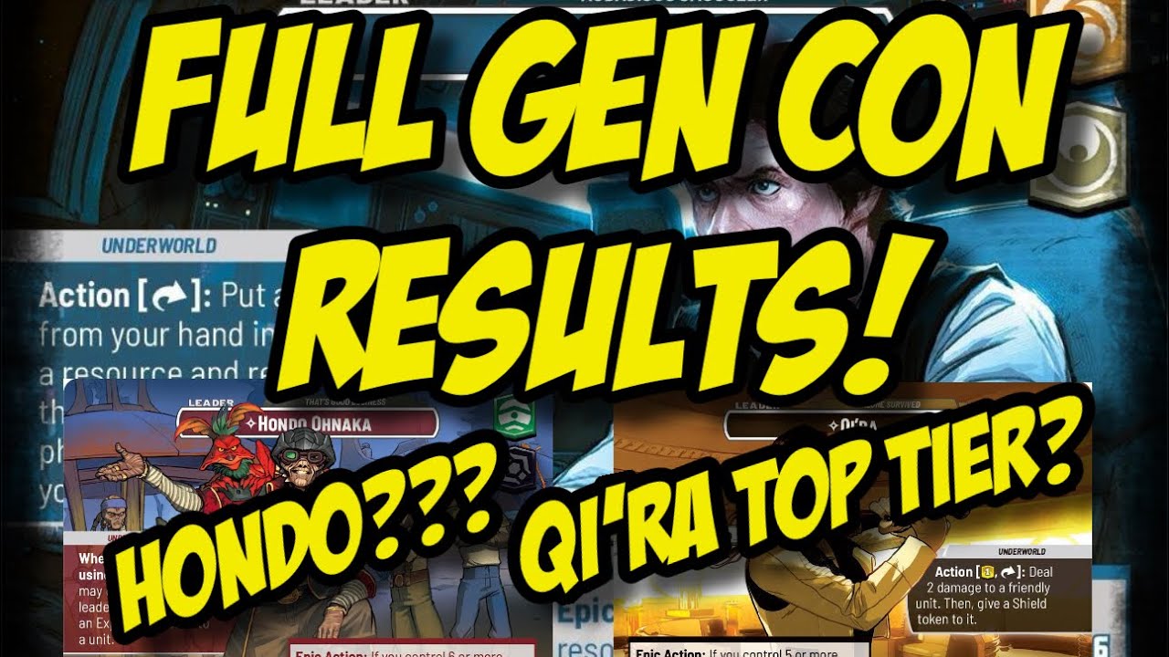 Star Wars Unlimited: Gen Con 2024 Results and Breakdown - YouTube