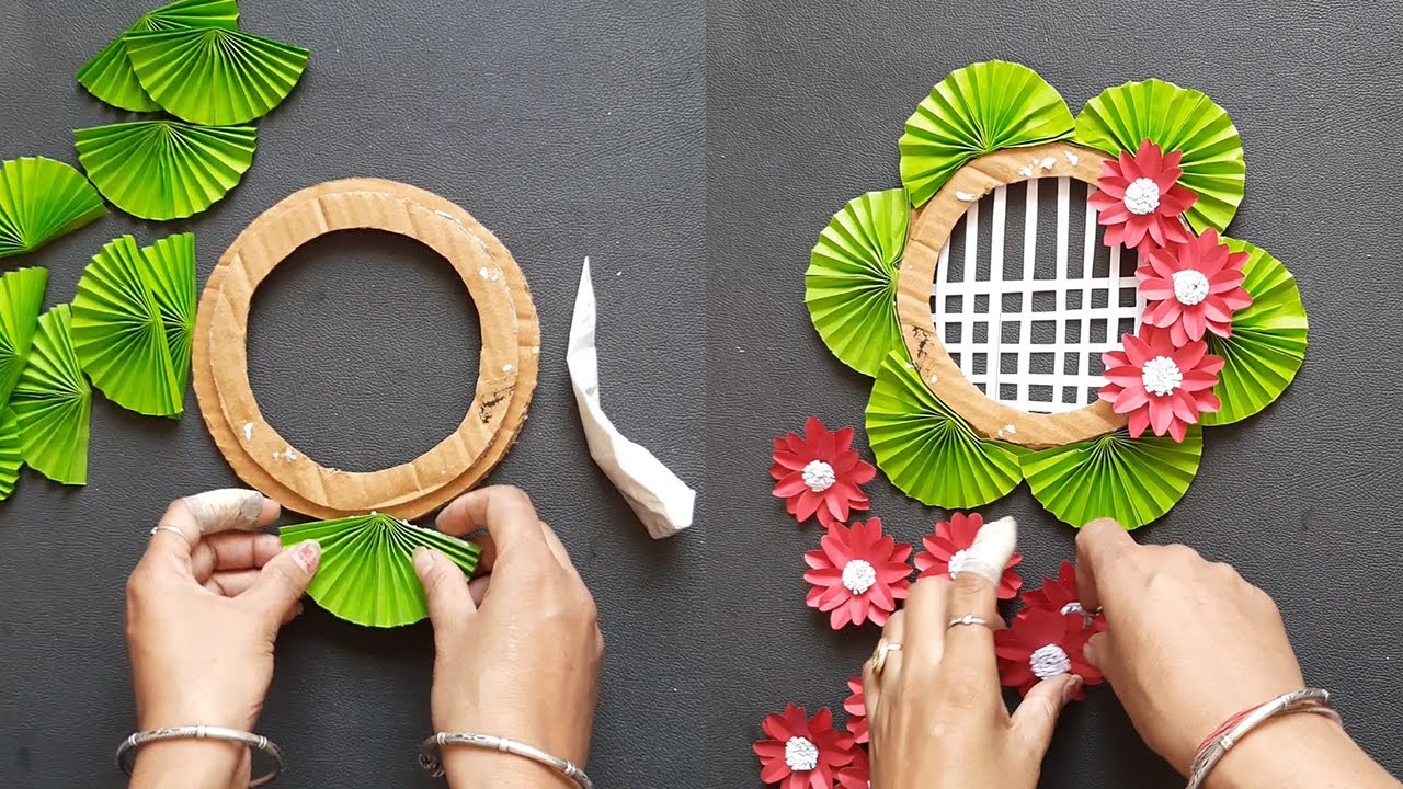 easy and quick cardboard reuse ideas | room decor diy | paper home ...