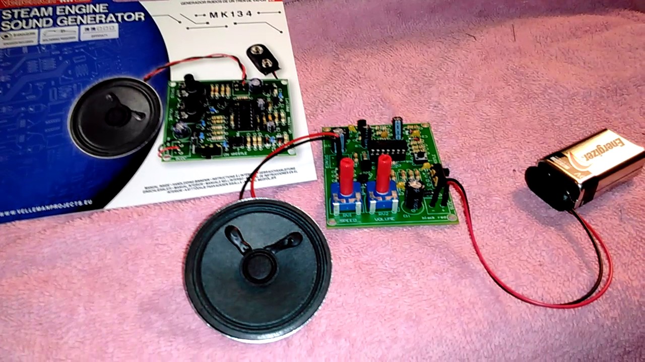 Velleman Steam Engine Sound Generator, NOT! - YouTube