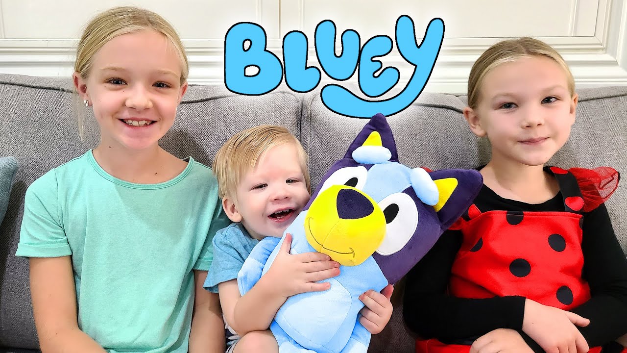 Preston Gets His Very Own Bluey Toys!!! - YouTube