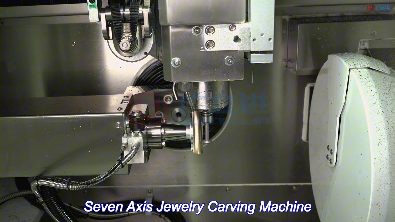 g7-300 micro seven axis engraving and milling machine - YouTube