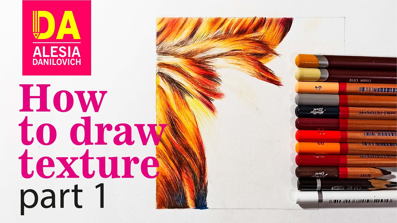 How to draw a long fur texture | part 1 | DA - YouTube