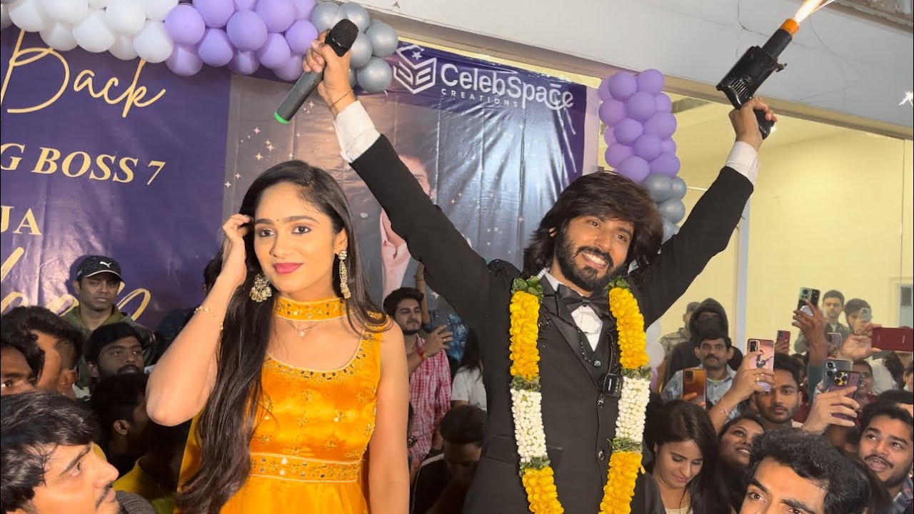 Amardeep Mass Entry After Big Boss 7 Runner Up | Big Boss 7 Telugu ...