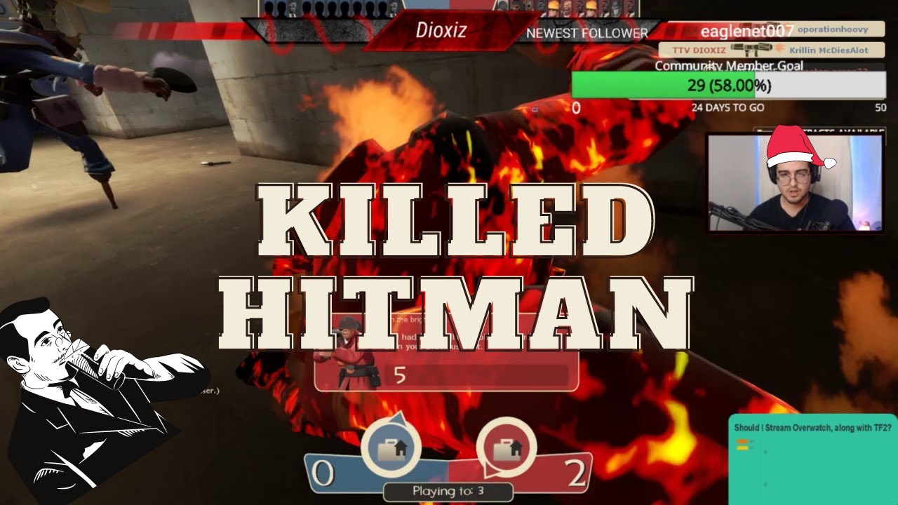 Team Fortress 2: GOT REVENGE FOR US ALL!!! Killed festive hitman ...