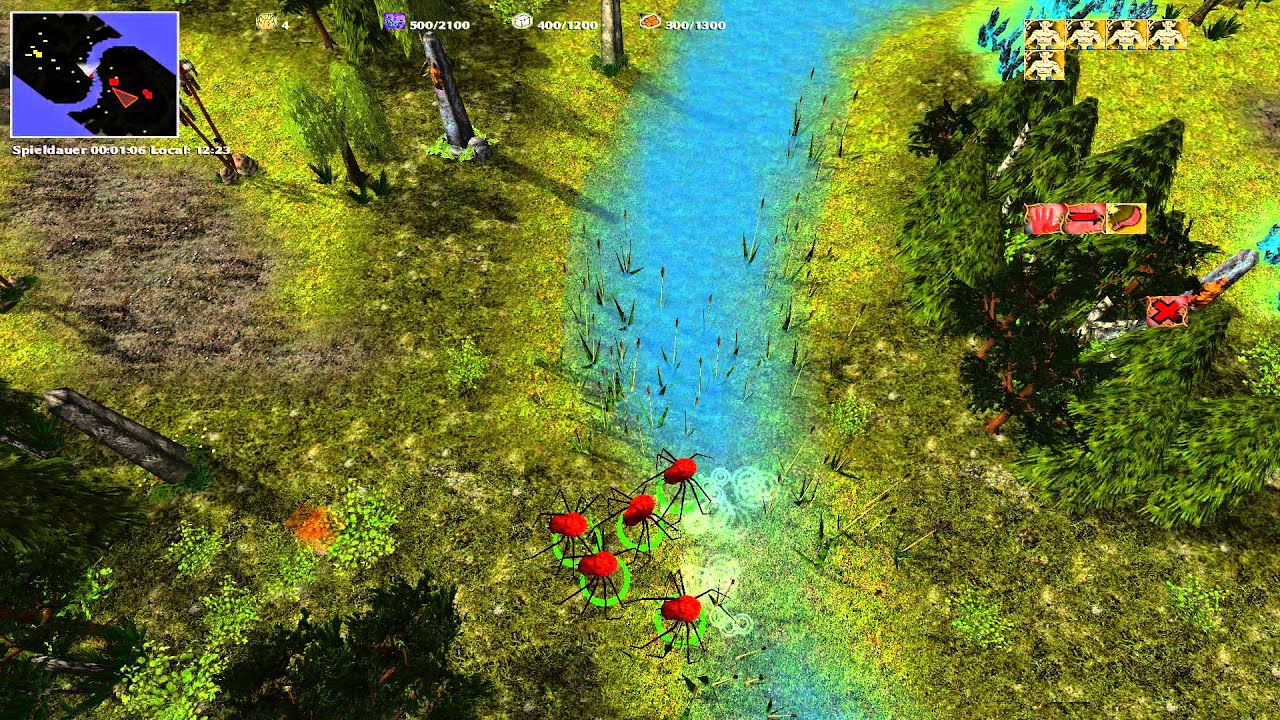 Megaglest Multishot Feature - YouTube