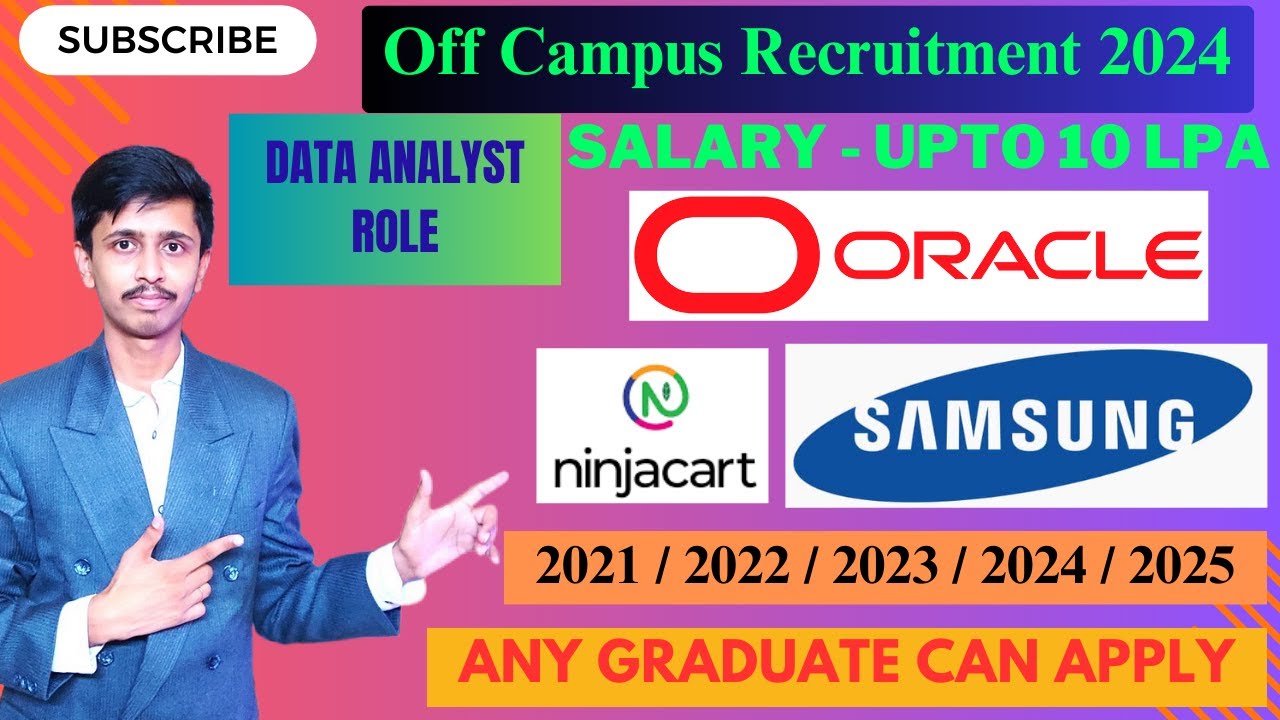 Oracle Recruitment 2024 | Samsung Hiring 2024 | Ninjacart Hiring 2024 ...