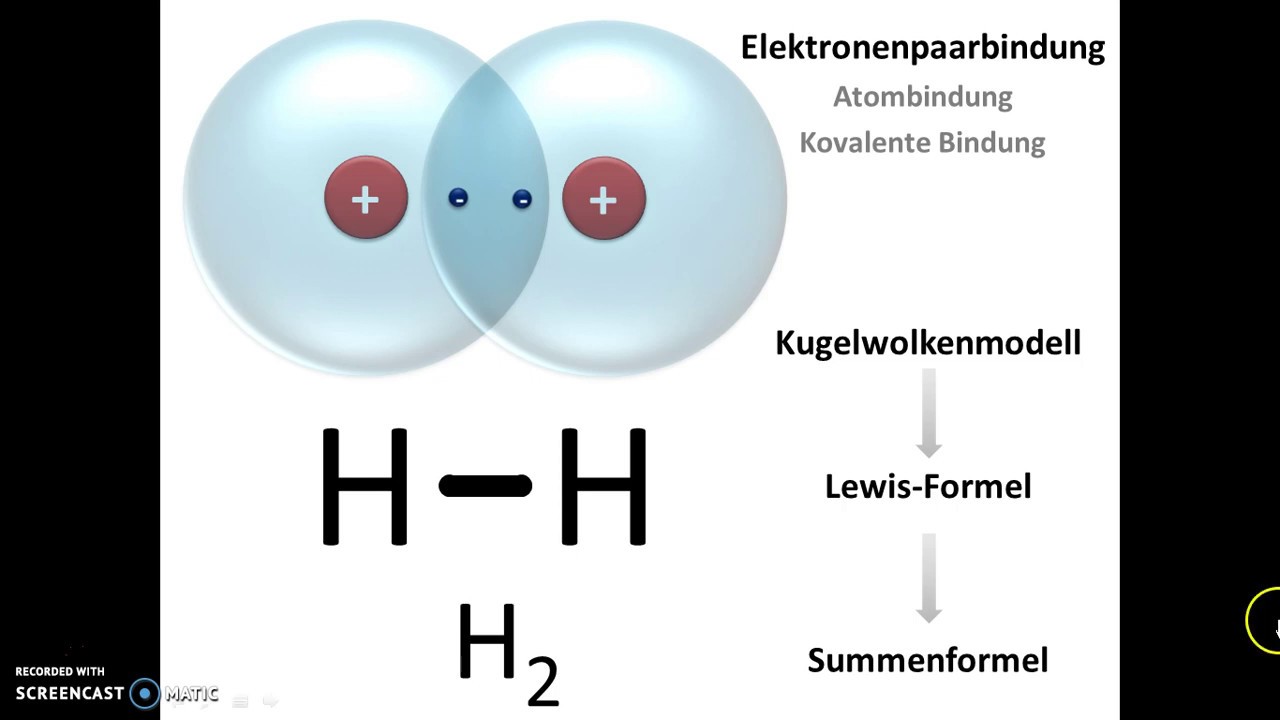 2 Die Elektronenpaarbindung (Molekülbindung) - YouTube