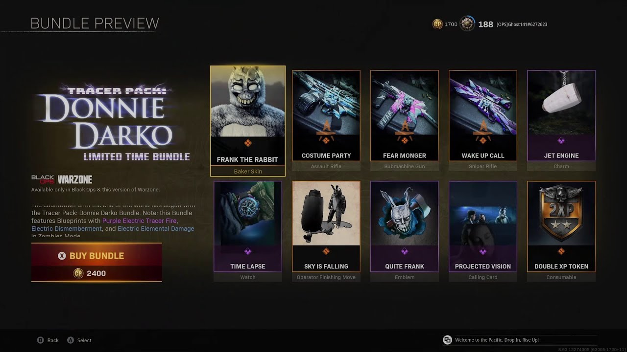 Donnie Darko Bundle is Back in The Warzone Store - YouTube