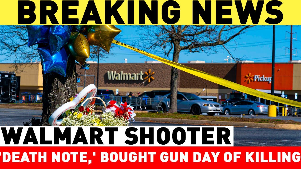 Walmart shooter left death note - YouTube