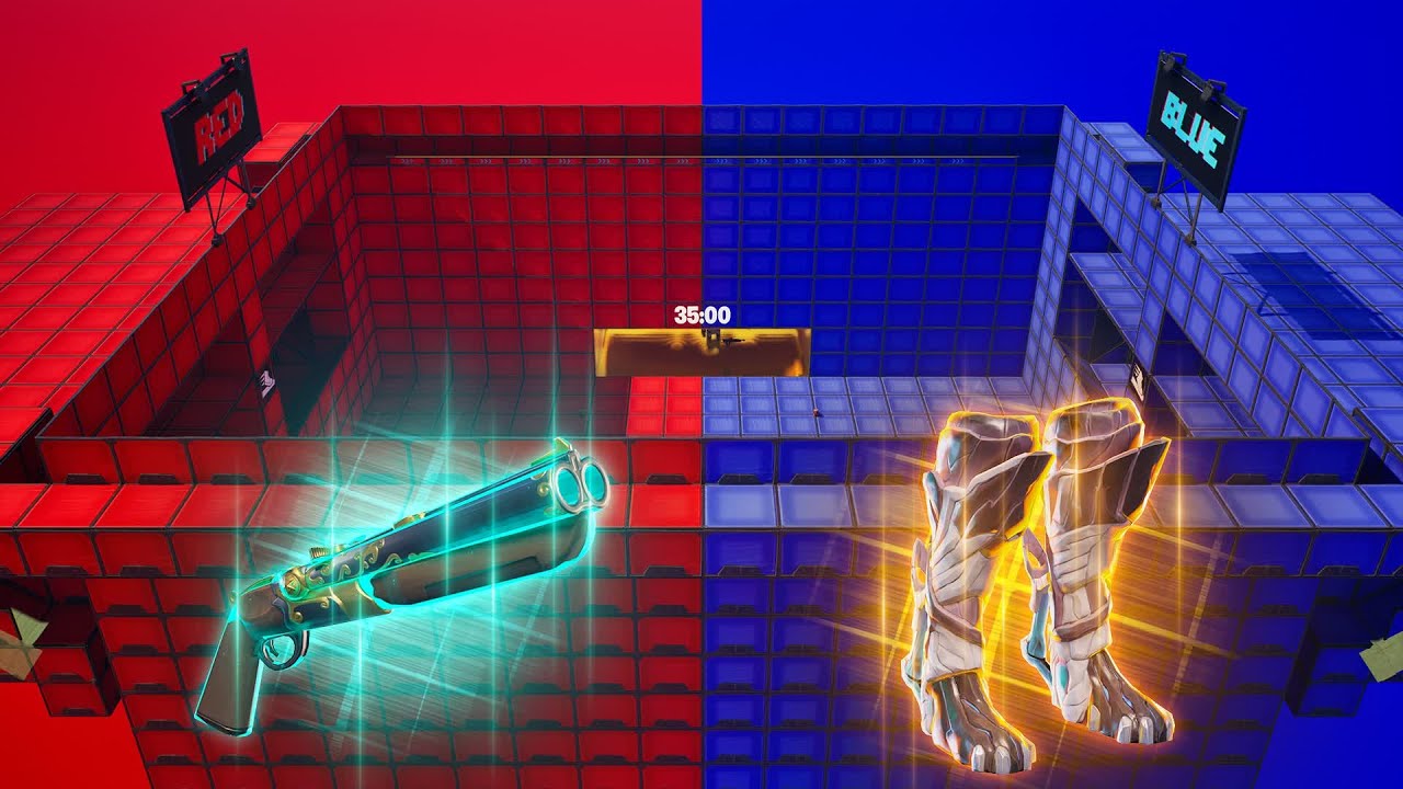 La mia prima volta su fortnite (pazzesco rosso contro blu Ep.1) - YouTube